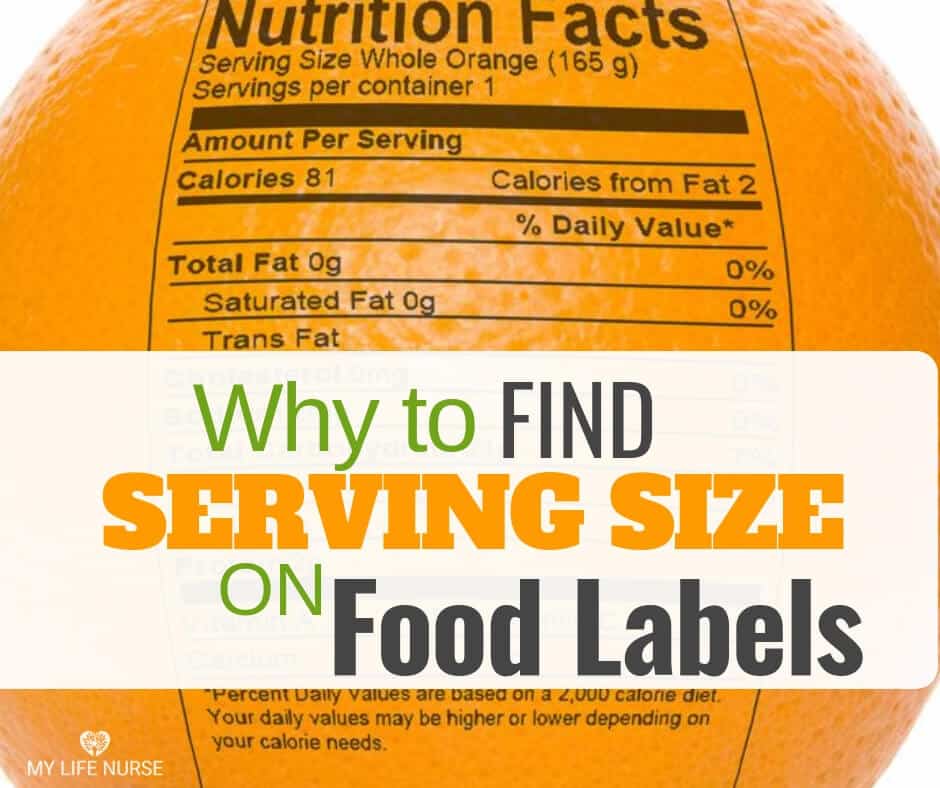 How To Find And Measure Serving Size For Food My Life Nurse How To Find And Measure Serving Size For Food My Life Nurse