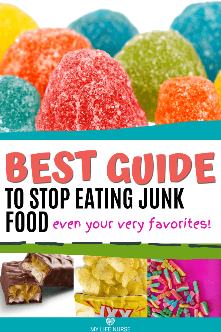 A Self-care Guide on How to Stop Eating Junk Food and Sugar - My Life Nurse