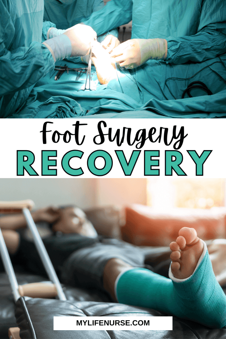 Foot Surgery Recovery and Self-care Tips for Home - My Life Nurse